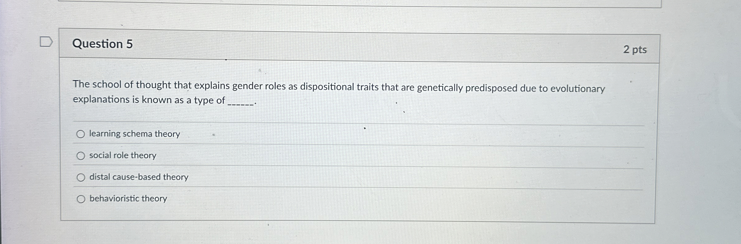 Solved Question 52 ﻿ptsThe school of thought that explains | Chegg.com