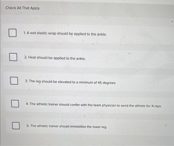 Solved Scenario: A soccer player trips over the ball and | Chegg.com
