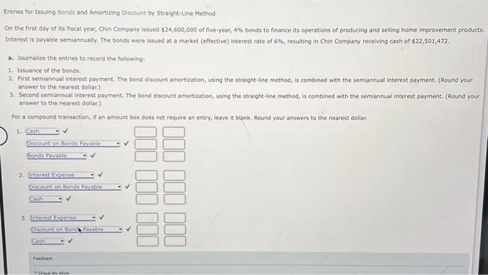 Solved Entries for Issuing Bonds and Amortizing Discount by | Chegg.com