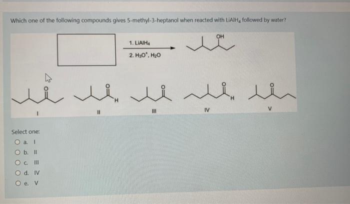 Solved Which one of the following compounds gives | Chegg.com
