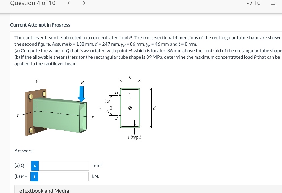 Solved Question 4 ﻿of 10/ 10Current Attempt in ProgressThe | Chegg.com