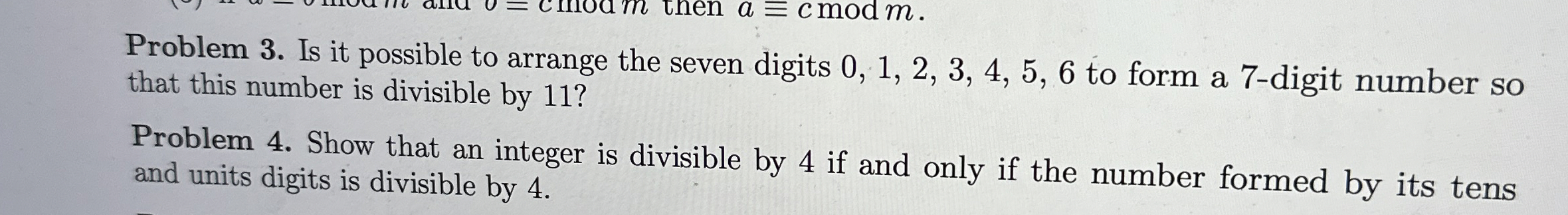 Solved Problem 3. ﻿Is it possible to arrange the seven | Chegg.com
