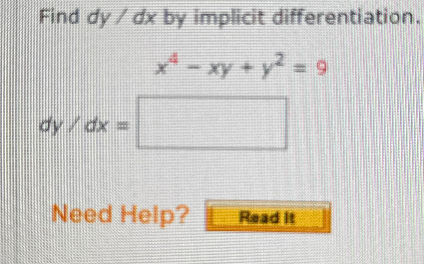 Solved Find dydx ﻿by implicit | Chegg.com