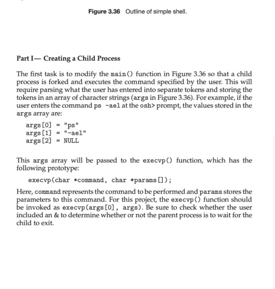 Solved Project 1—UNIX Shell and History Feature This project | Chegg.com