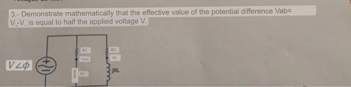 Solved 3.- Demonstrate mathematically that the effective | Chegg.com