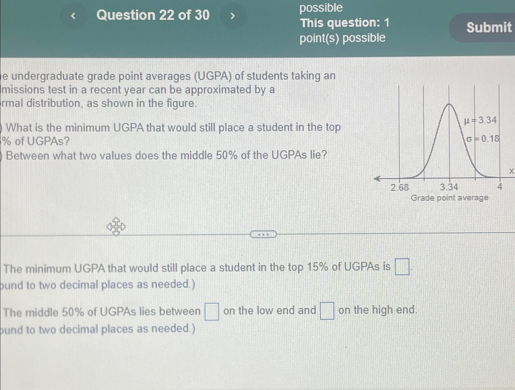 Solved Question 22 ﻿of 30 , ﻿possible This question: 1 | Chegg.com