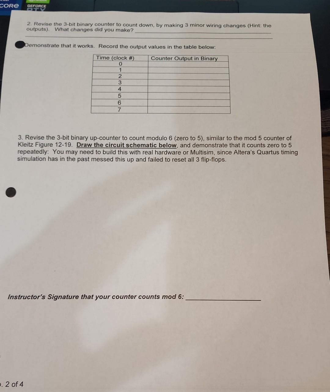 Week Name: DIGITAL Applications Lab Asynchronous | Chegg.com