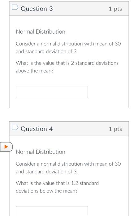 Solved Normal Distribution Consider a normal distribution | Chegg.com