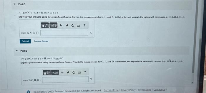 Solved Question: Calculate the mass percent composition of | Chegg.com