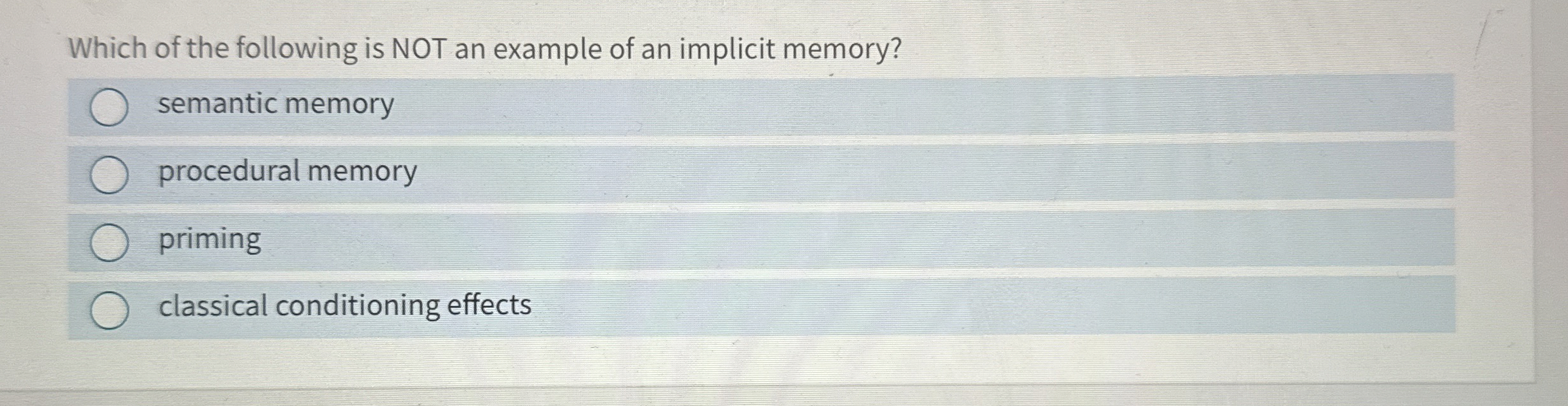 Solved Which of the following is NOT an example of an | Chegg.com