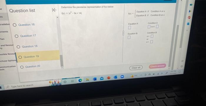 Solved Cuestion 19 Question 20 | Chegg.com