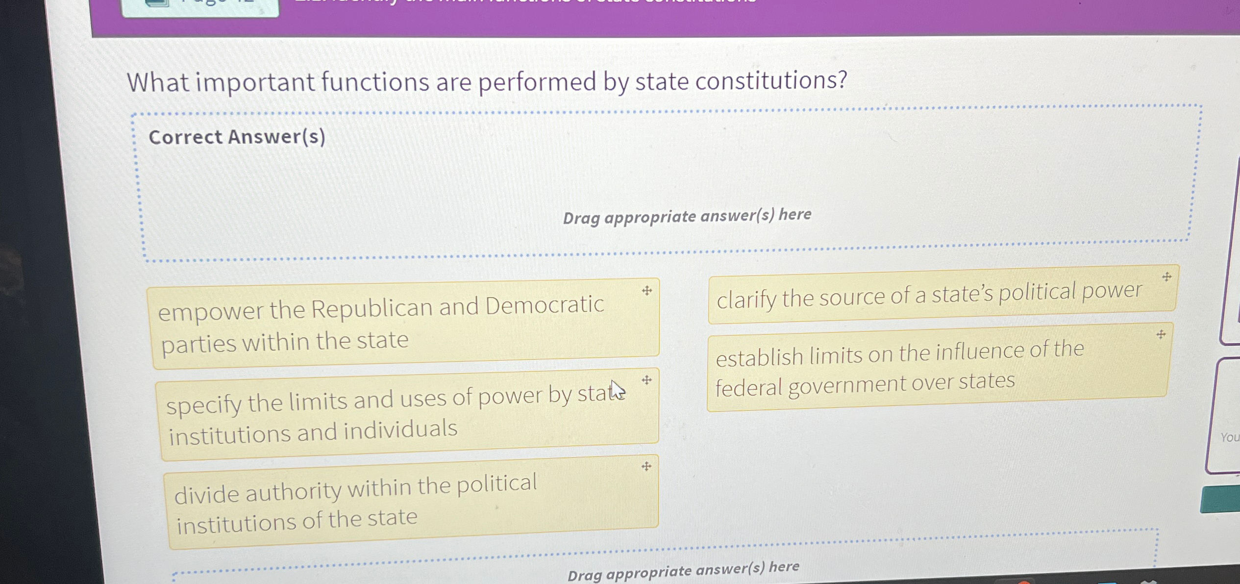 Solved What important functions are performed by state | Chegg.com