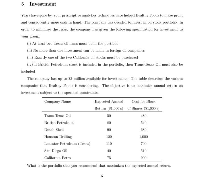 Solved Format of the report: For each problem provide the | Chegg.com