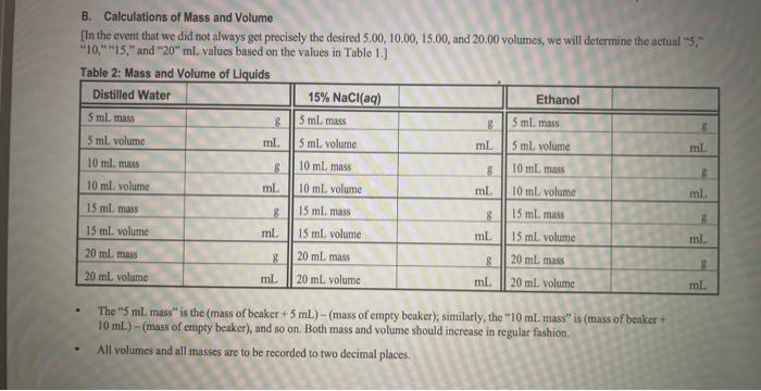 Solved Table 1: Dala - Space has been left below for | Chegg.com