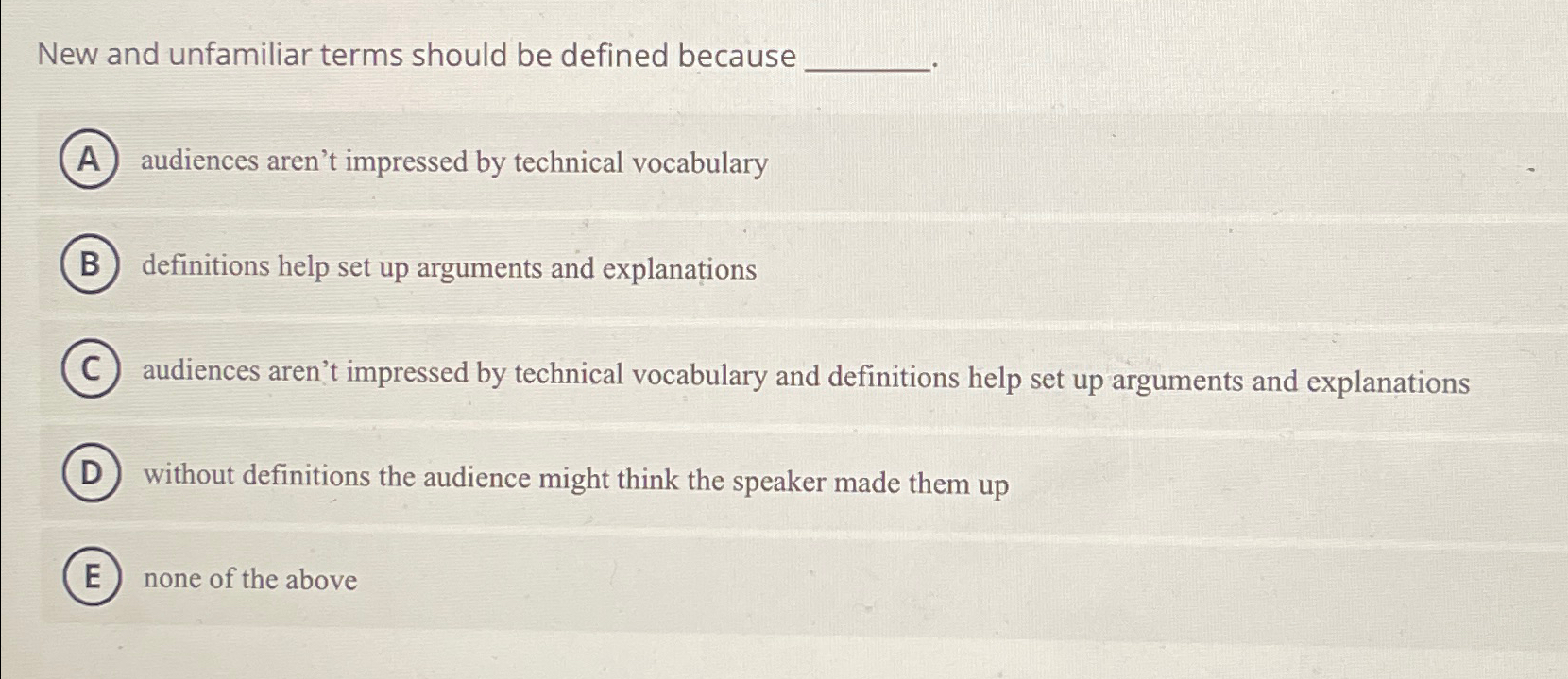 Solved New and unfamiliar terms should be defined | Chegg.com