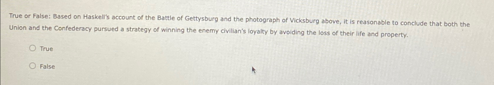 Solved True or False: Based on Haskell's account of the | Chegg.com