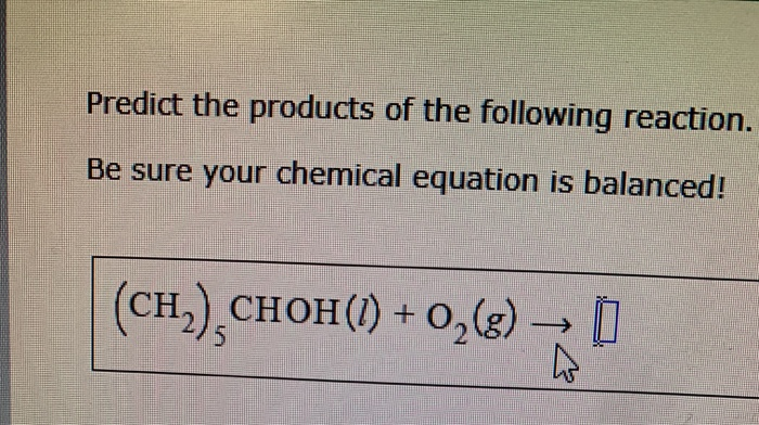 Solved Predict the products of the following reaction. Be | Chegg.com