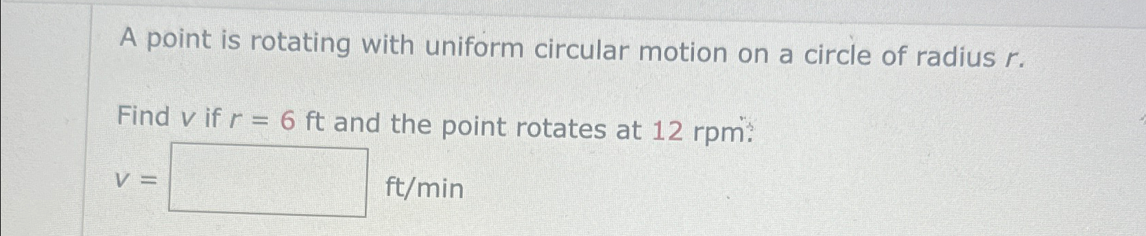 Solved A point is rotating with uniform circular motion on a | Chegg.com
