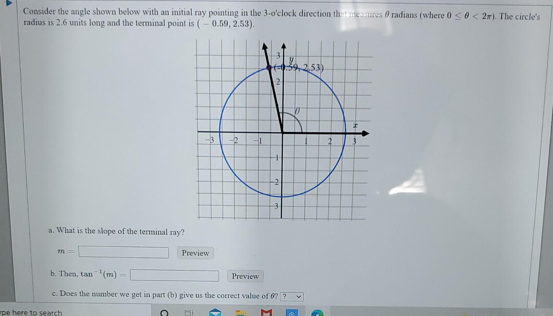 Solved Consider the angle shown below with an initial ray | Chegg.com