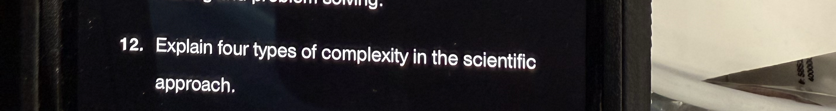 Solved Explain four types of complexity in the scientific | Chegg.com