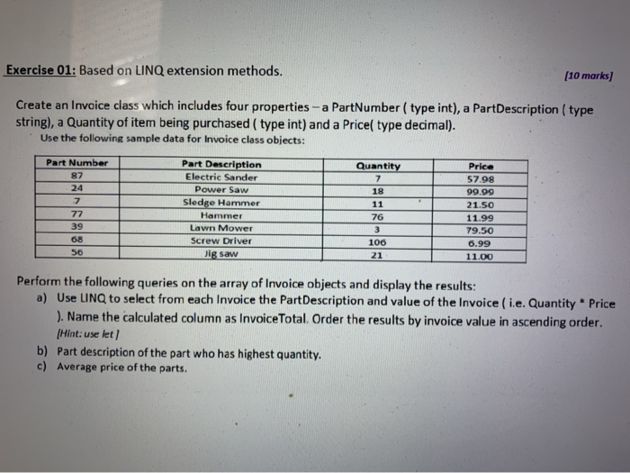 Solved Exercise 01 Based On Linq Extension Methods 10