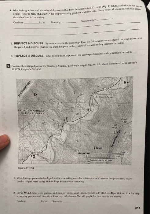 Solved Introduction to Stream Processes and Landscapes | Chegg.com