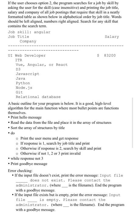 Solved The Application Asks The User For An Input File Name