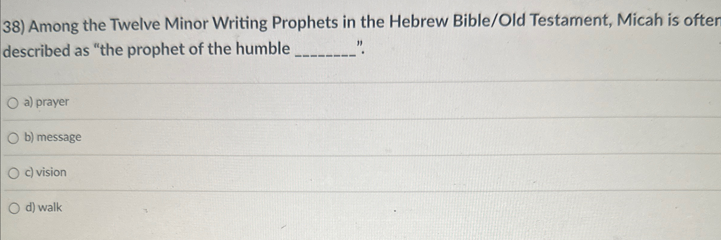 Solved Among the Twelve Minor Writing Prophets in the Hebrew | Chegg.com