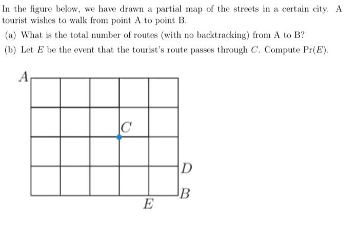Solved In the figure below, we have drawn a partial map of | Chegg.com