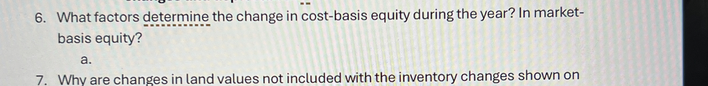Solved What factors determine the change in cost-basis | Chegg.com