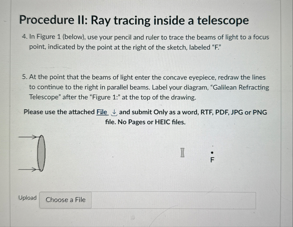 Solved Procedure II: Ray tracing inside a telescope4. ﻿In | Chegg.com