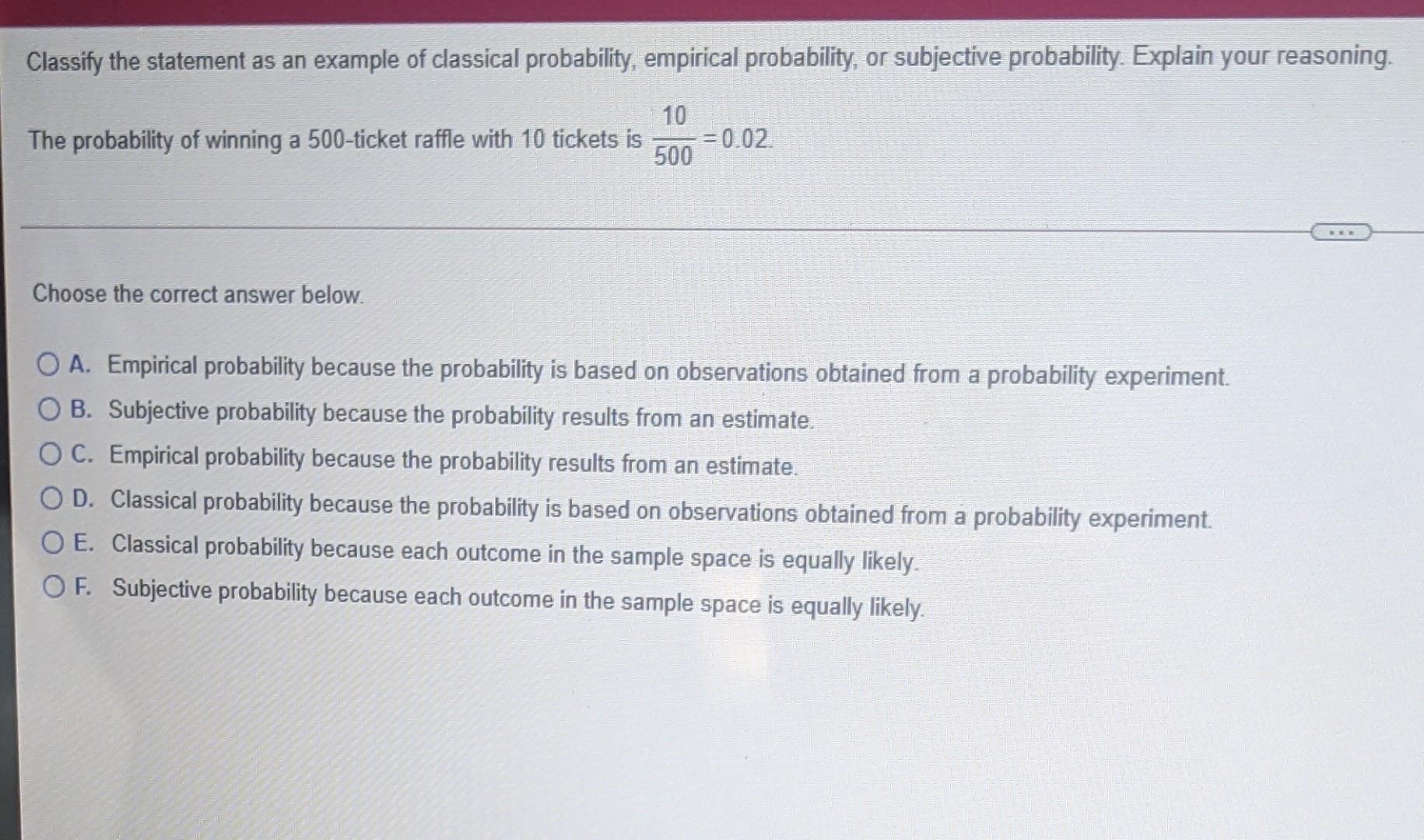 Solved Classify the statement as an example of classical | Chegg.com