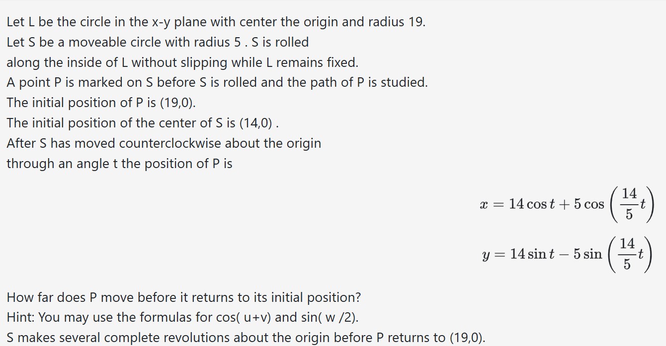 Solved Let L ﻿be the circle in the x-y plane with center the | Chegg.com