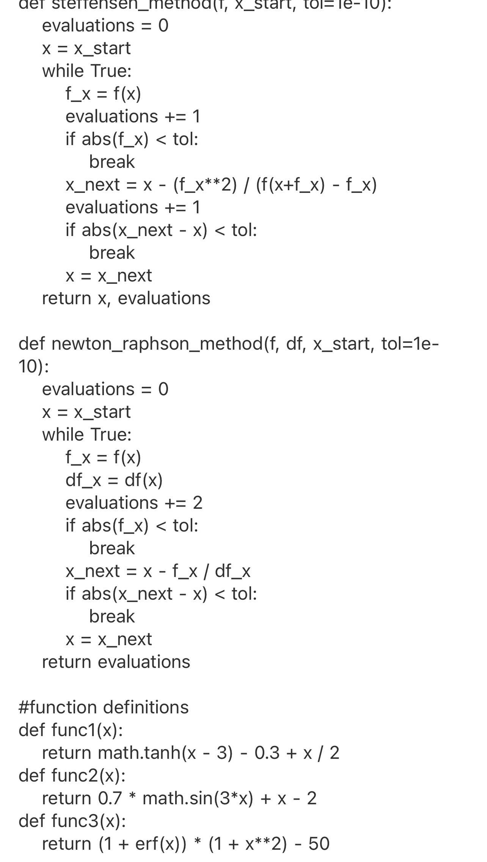 Solved (a) ﻿the bisection method(b) ﻿Ridders' method(c) | Chegg.com