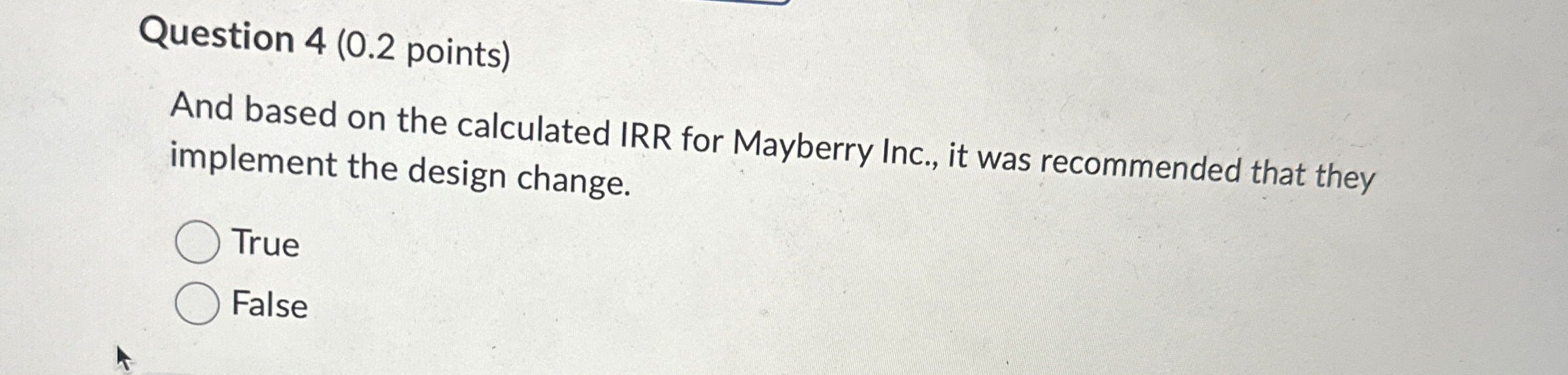 Solved Question 4 ( 0.2 ﻿points)And based on the calculated | Chegg.com