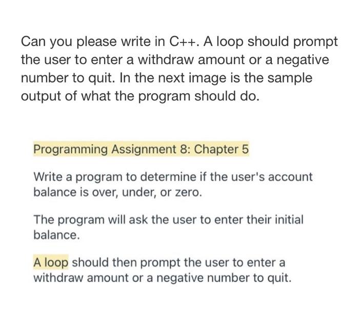 Solved Can you please write in C++ and review the notes. The | Chegg.com