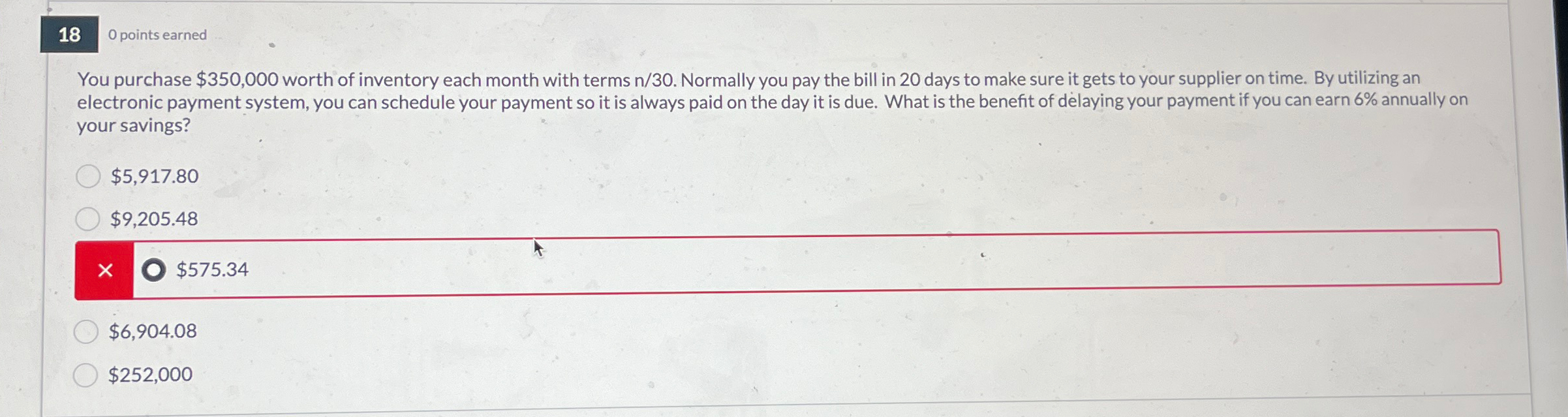 Solved 0 ﻿points earnedYou purchase $350,000 ﻿worth of | Chegg.com