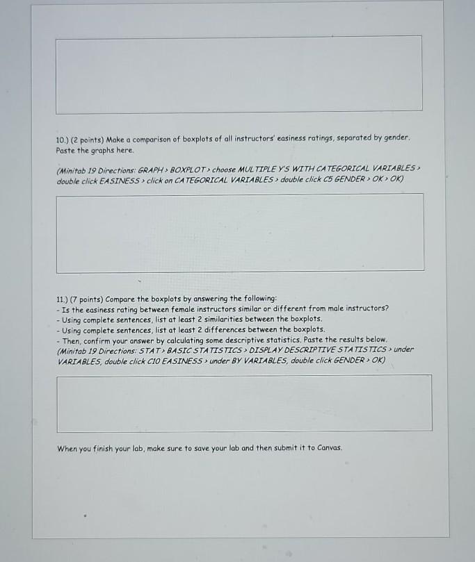 Page Name: Instructor: Danny Tron Math 10 - Lab #11 | Chegg.com