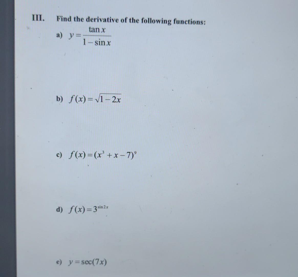 Solved I. If 2x3+x2y−xy3=2, find dxdy by using implicit | Chegg.com