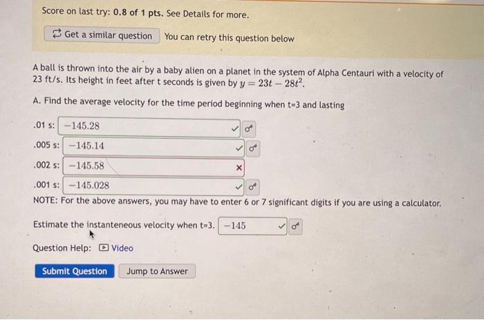 Solved Score on last try: 0.8 of 1pts. See Details for more. | Chegg.com