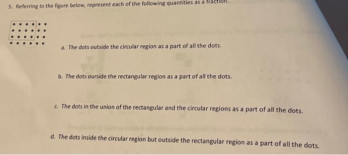 Solved ing to the figure below, represent each of the | Chegg.com