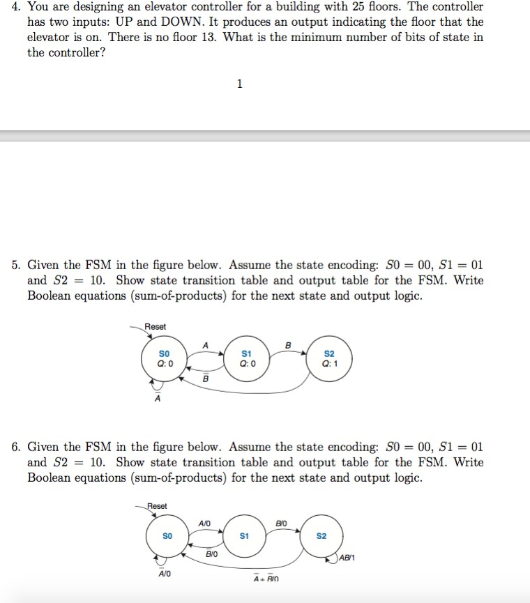 Solved You are designing an elevator controller for a | Chegg.com