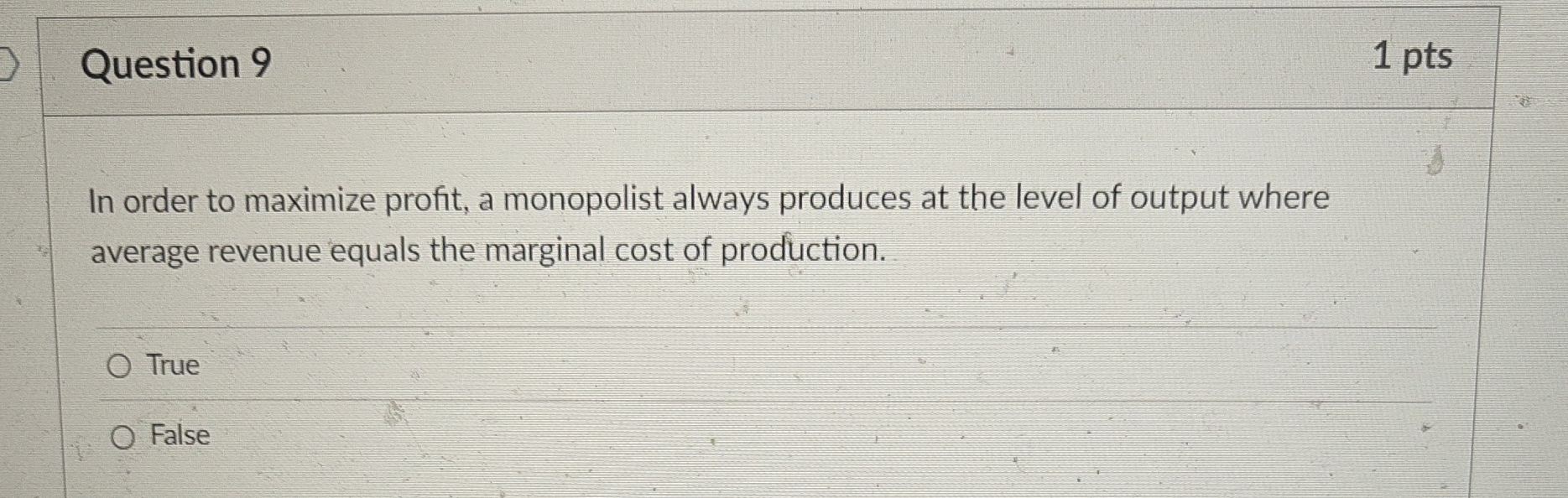 Solved Question 91 ﻿ptsIn order to maximize profit, a | Chegg.com