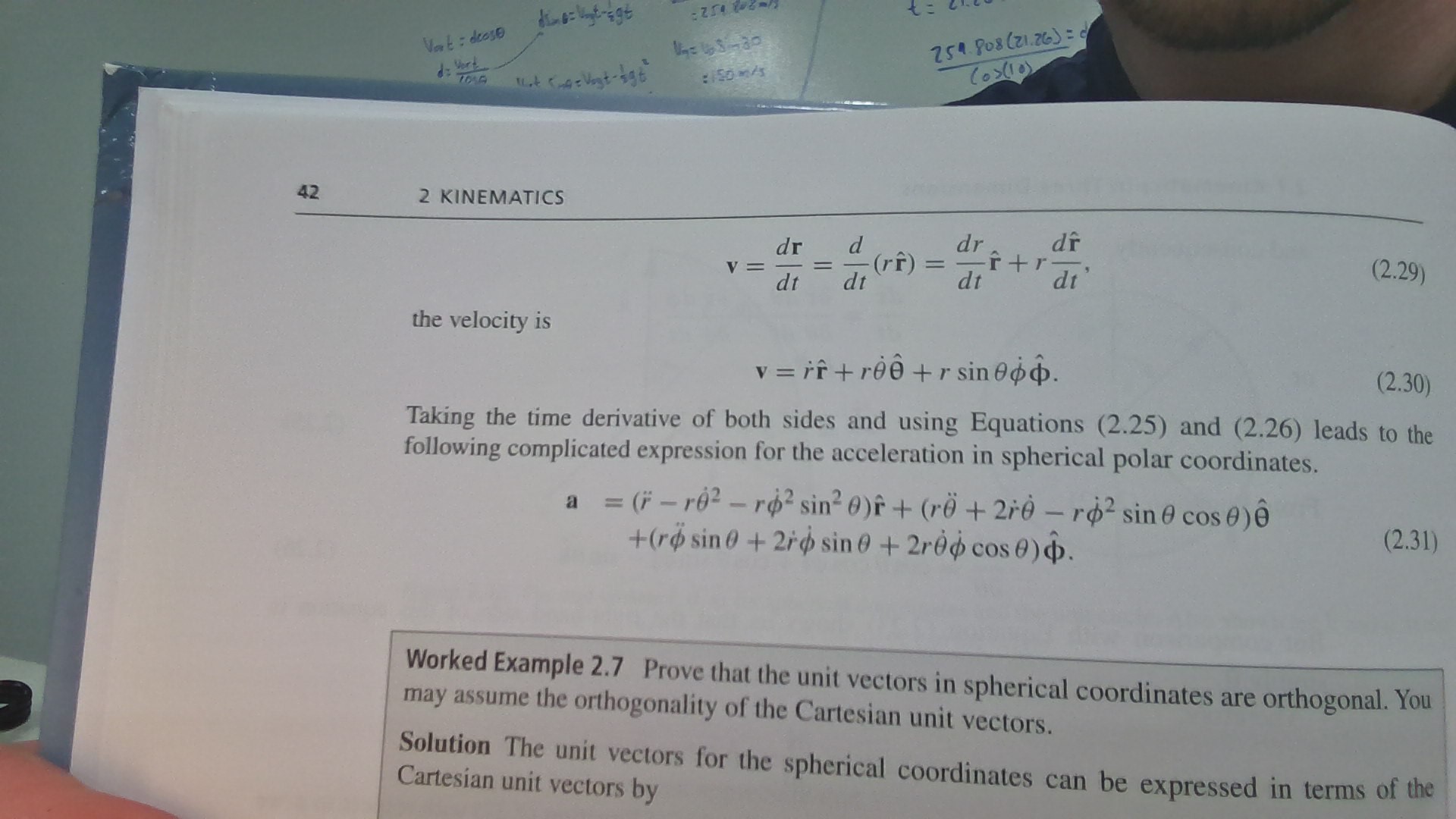 Solved Need steps shown to derive r, ﻿v, ﻿and a in spherical | Chegg.com