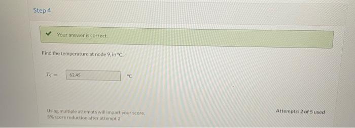 Solved Steady-state temperatures at selected nodal points of | Chegg.com