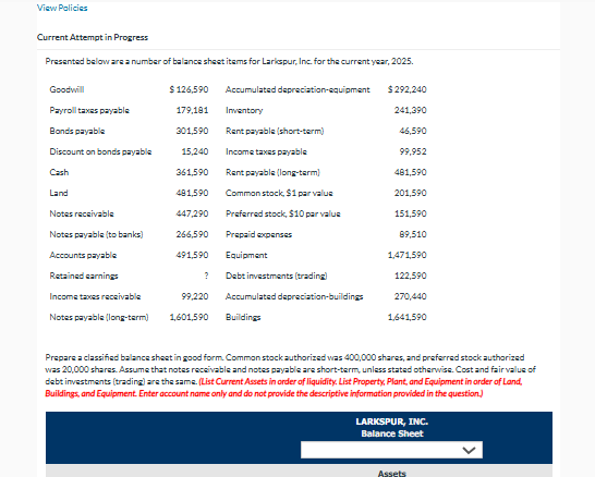 Solved View Policies $$:Current Attempt in ProgressPresented | Chegg.com