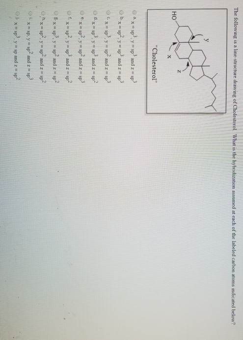 Solved The following is a line structure drawing of | Chegg.com