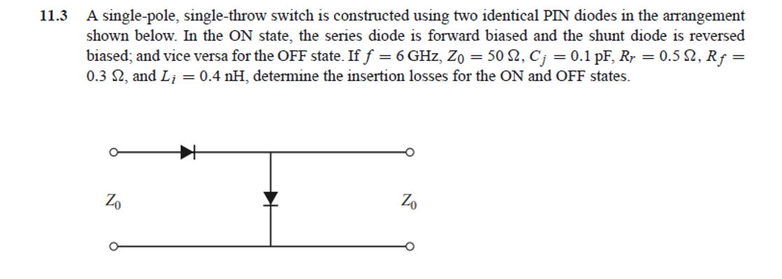 Solved 11.3 ﻿A single-pole, single-throw switch is | Chegg.com