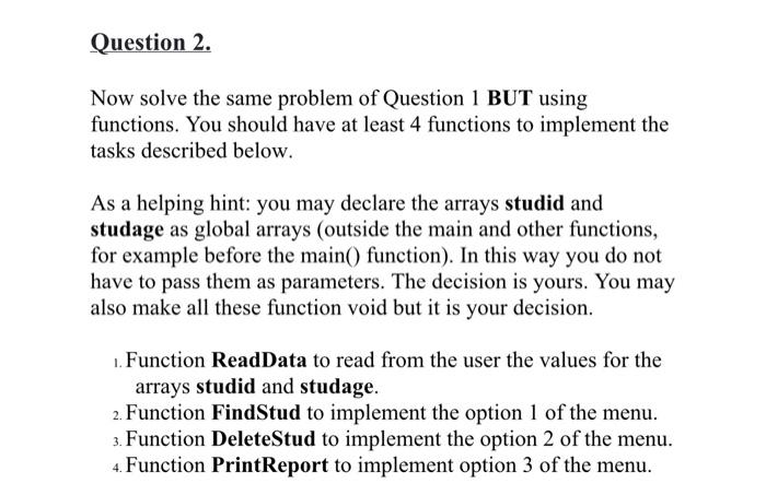 Solved Write a C++ program to perform the following tasks: | Chegg.com