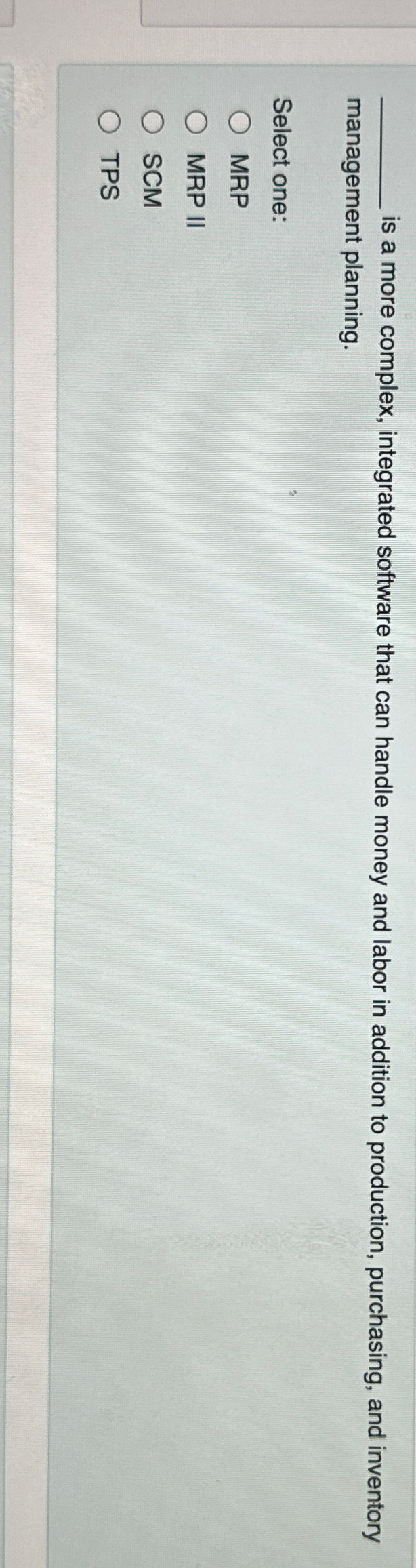 Solved is a more complex, integrated software that can | Chegg.com